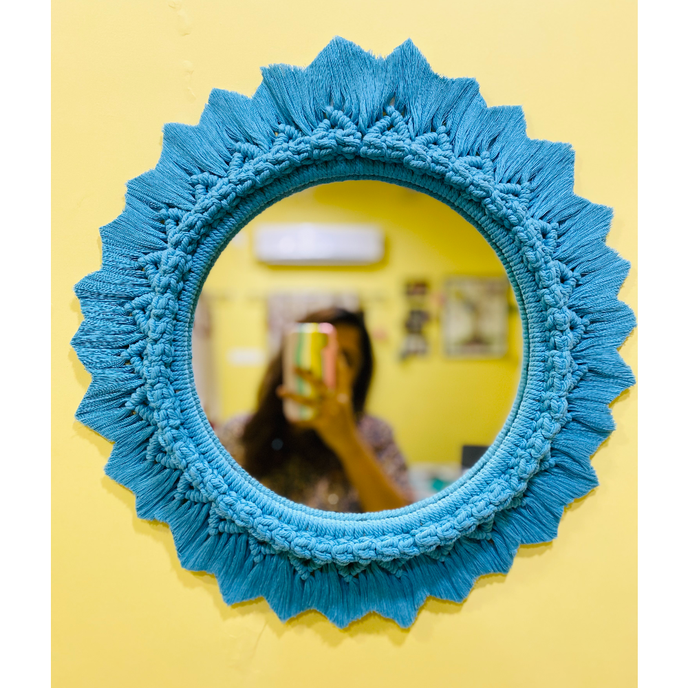 Rose Mirror Mandala (21 inch (Mirror - 14 inch)/Dual (Offwhite ...