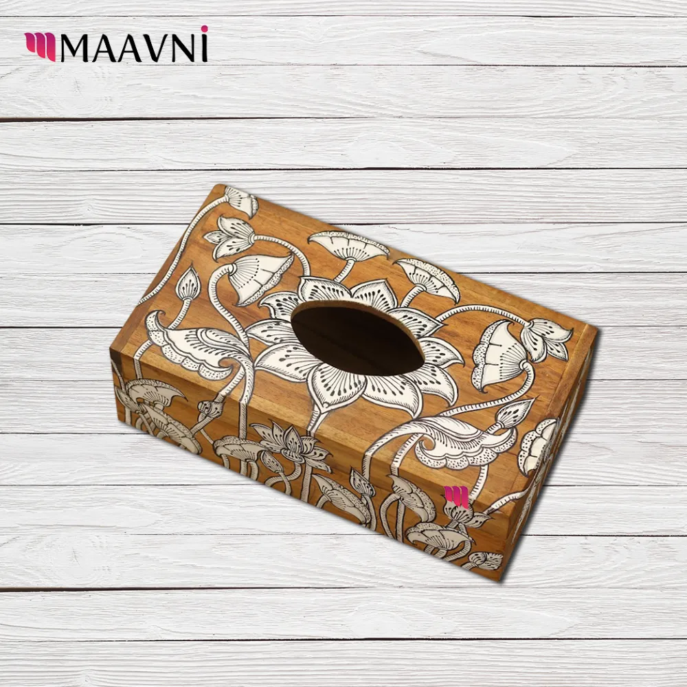 Lotus theme Tissue Box - Maavni Designs