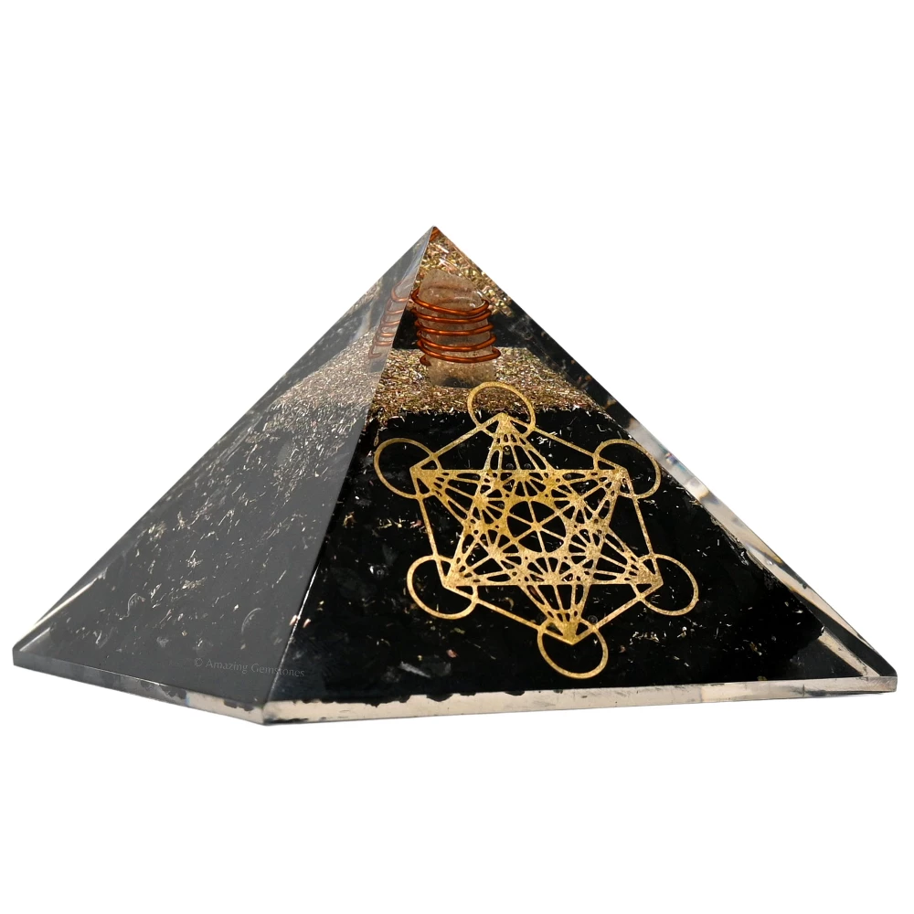 Shungite Orgone Pyramid - Premium Organite Orgonite Pyramid - Amazing ...