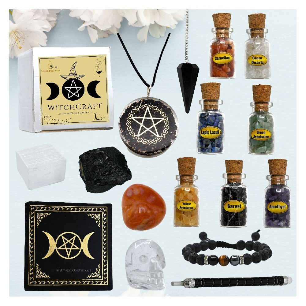 Crystal Chips For Spell Jar - Premium Witchcraft Kit