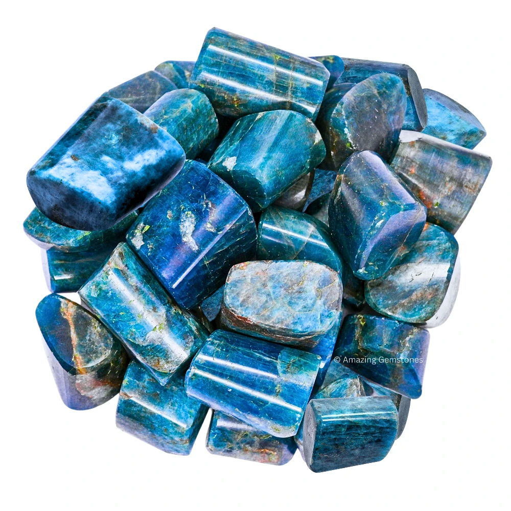 Tumbled Apatite Stone Crystals - Amazing Gemstones INC