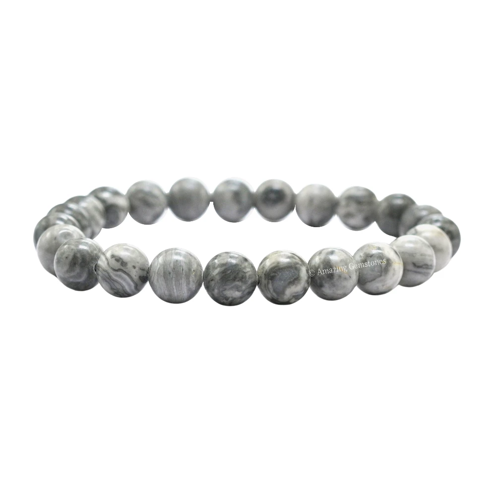 Map Stone Bracelet - Premium Crystal Bracelets - Amazing Gemstones INC