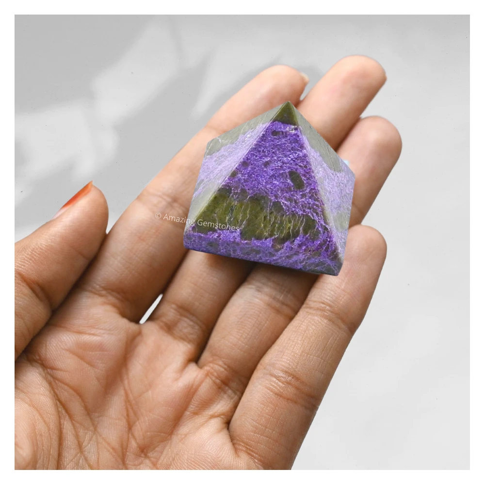 Stichtite Pyramid - Premium Crystal Pyramid - Amazing Gemstones INC