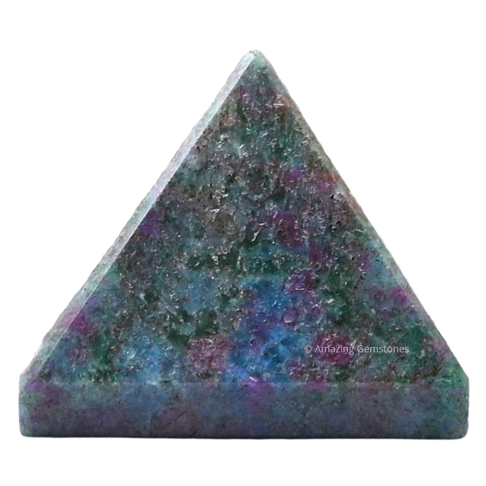 Ruby Kyanite Pyramid - Premium Crystal Pyramid - Amazing Gemstones INC