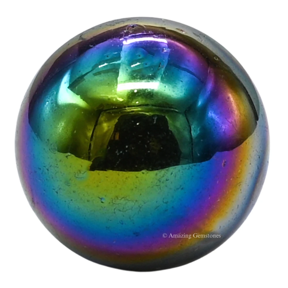 Titanium Aura Quartz Sphere - Premium Crystal Sphere Balls - Amazing ...