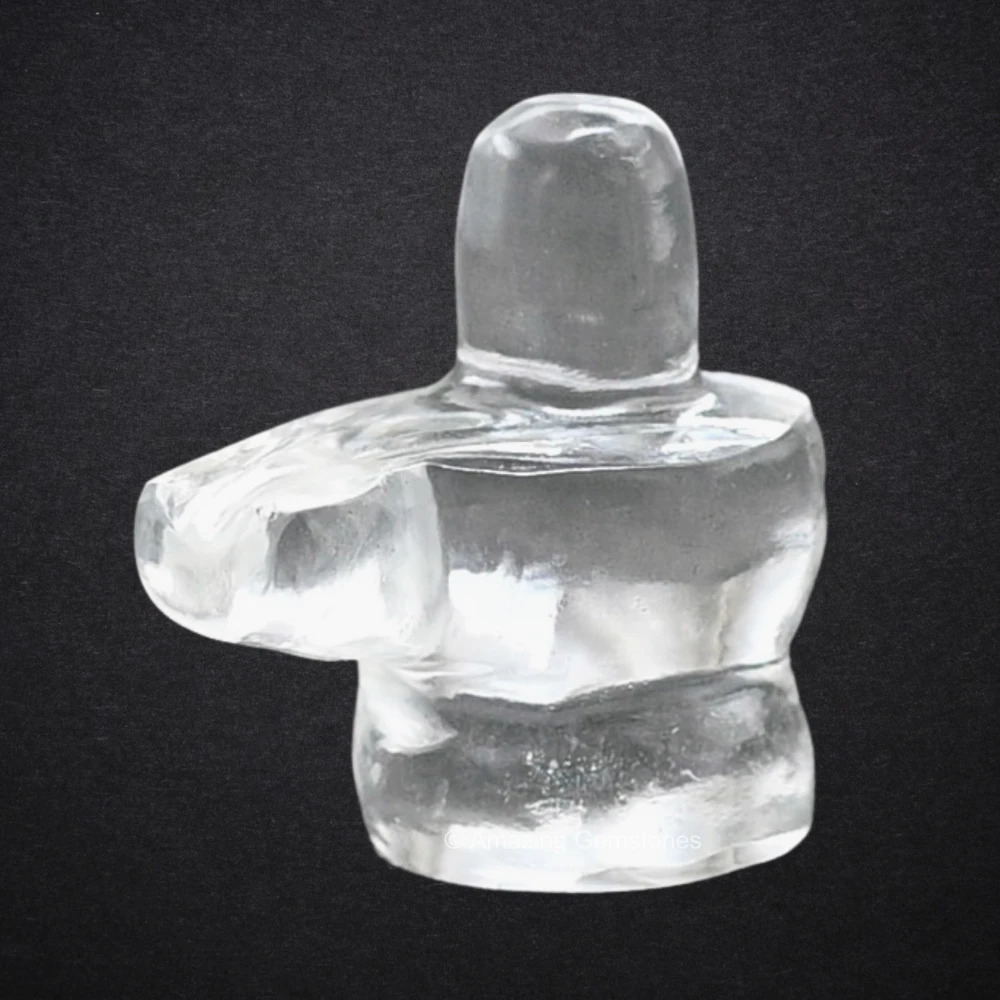 Clear Quartz Shivling - Premium Crystal Shivling - Amazing Gemstones INC