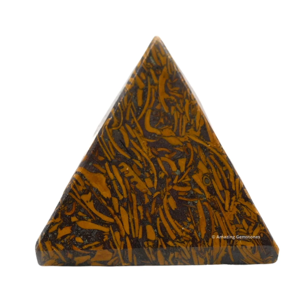 Mariyam Jasper Pyramid - Premium Crystal Pyramid - Amazing Gemstones INC