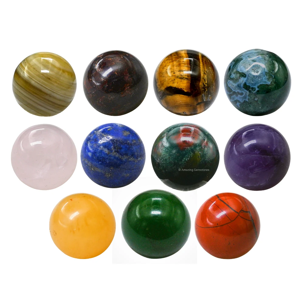 Set of 11 Crystal Ball - Premium Crystal Sphere Balls - Amazing ...