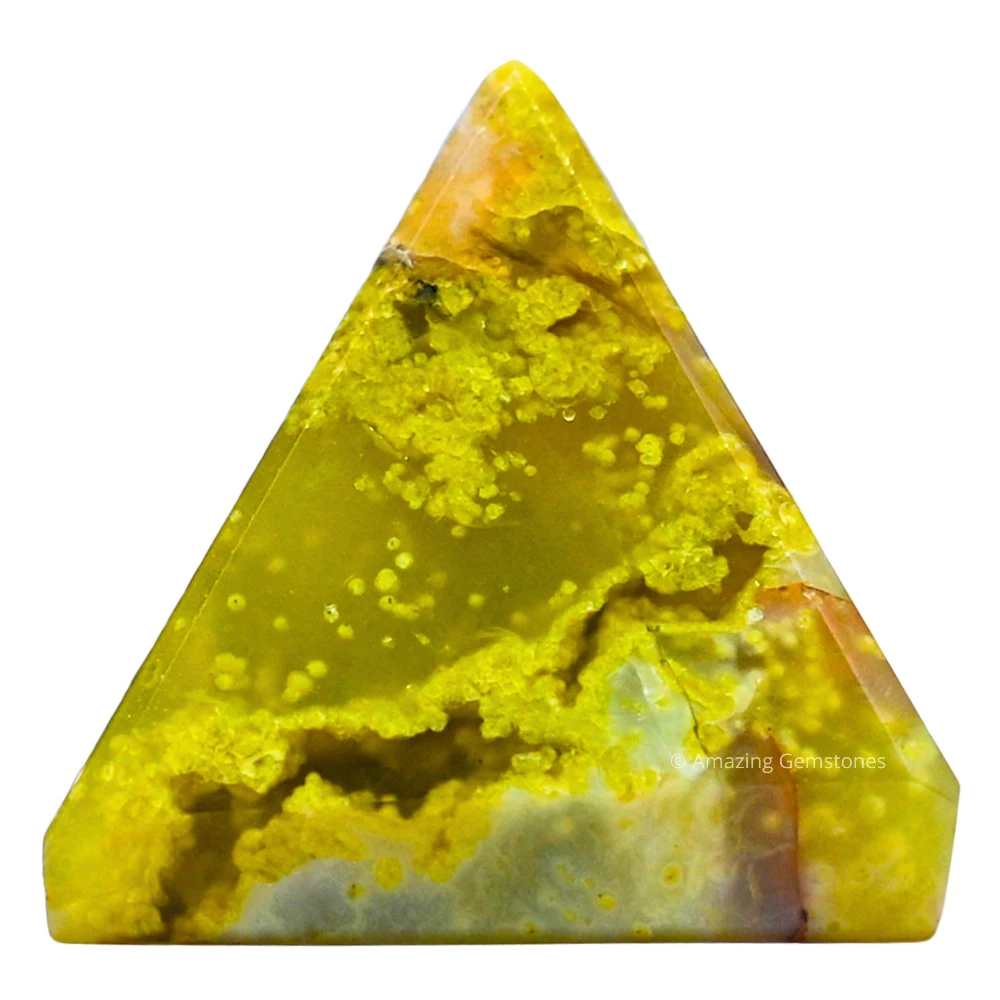 Green Opal Pyramid - Premium Crystal Pyramid - Amazing Gemstones INC