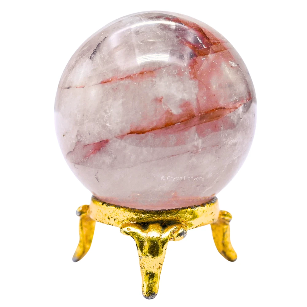 Red Hematoid Quartz Sphere - Crystal Heaven