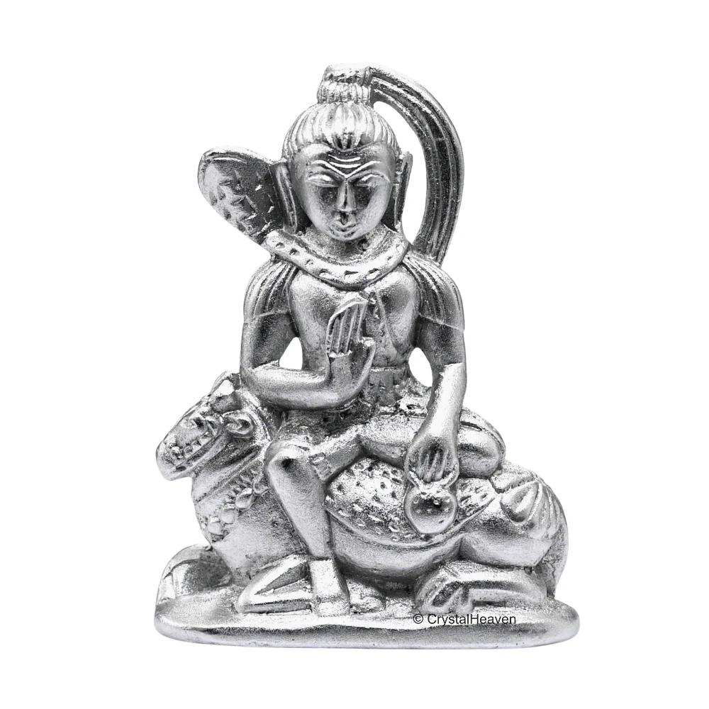 Shiv with Nandi Pure Parad Idol - Premium Mercury Statue God - Crystal ...