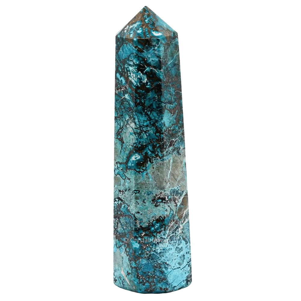 Chrysocolla Crystal Tower - Crystal Heaven