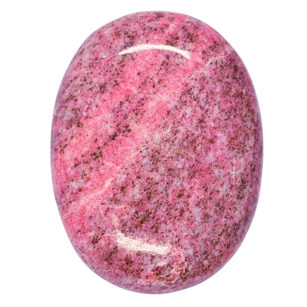 Thulite Crystal Palm Stone - Crystal Heaven