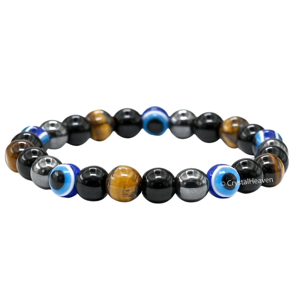 Evil Eye Protection Bracelet for Men Women - Premium Crystal Bracelets