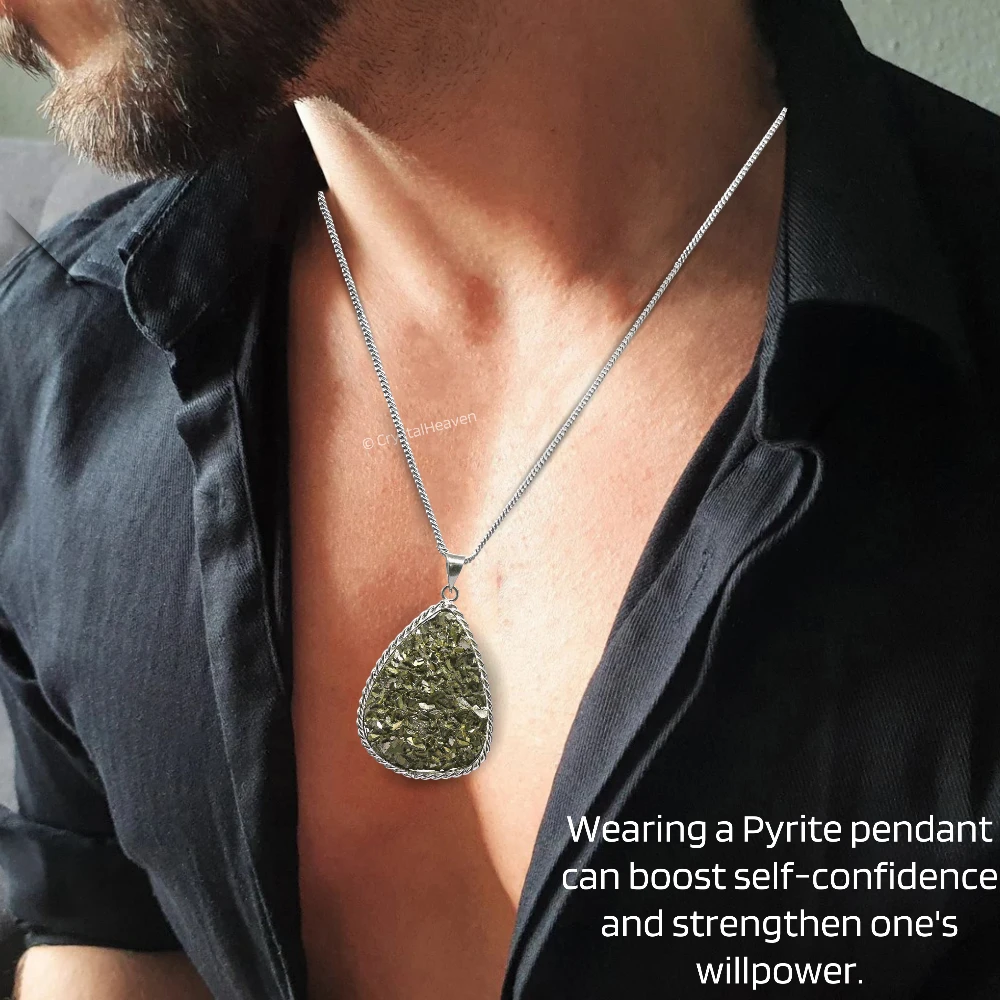 Pyrite Pendant for Men and Women - Premium Original Pyrite Stone Online