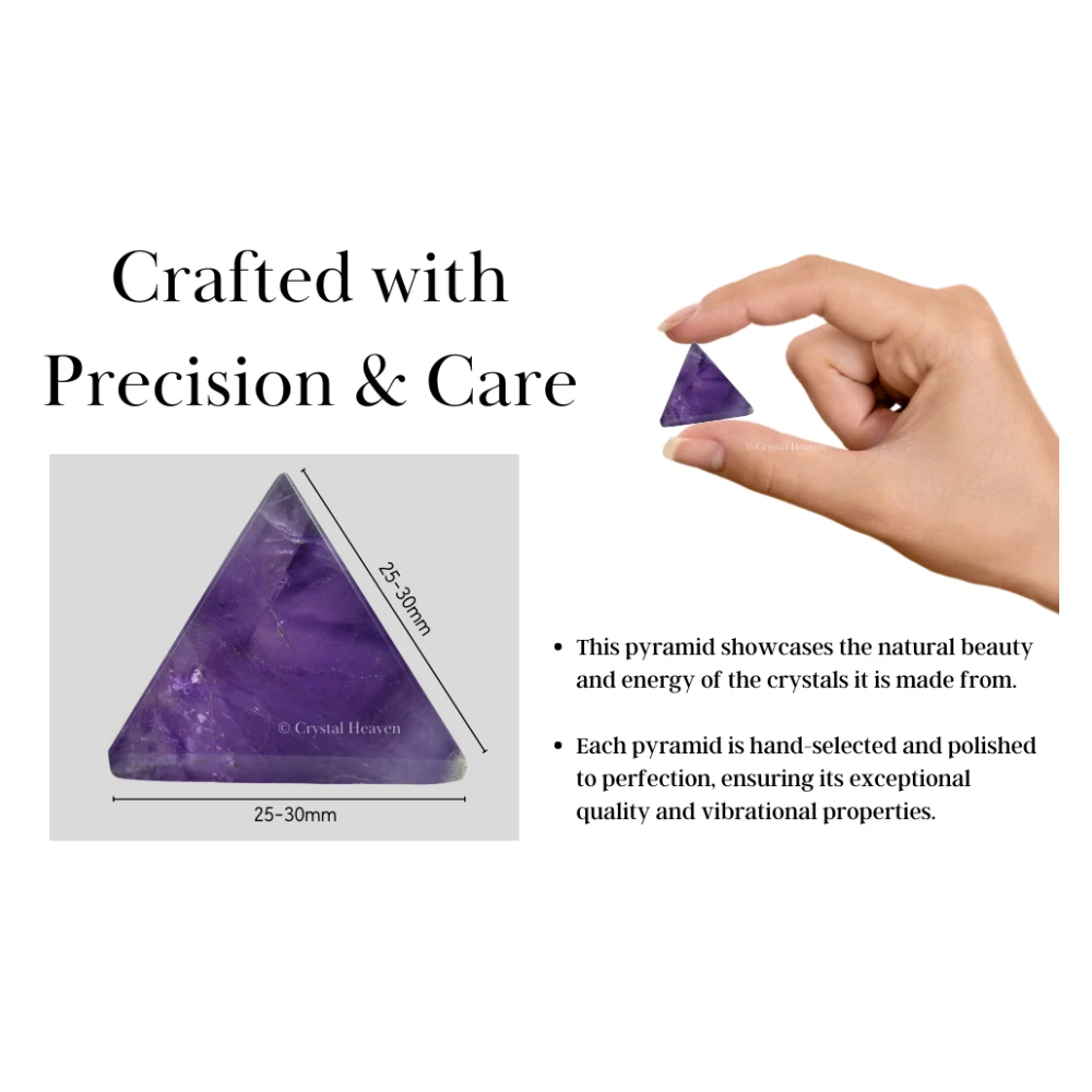 Amethyst Pyramid - Premium Crystal Pyramids - Crystal Heaven