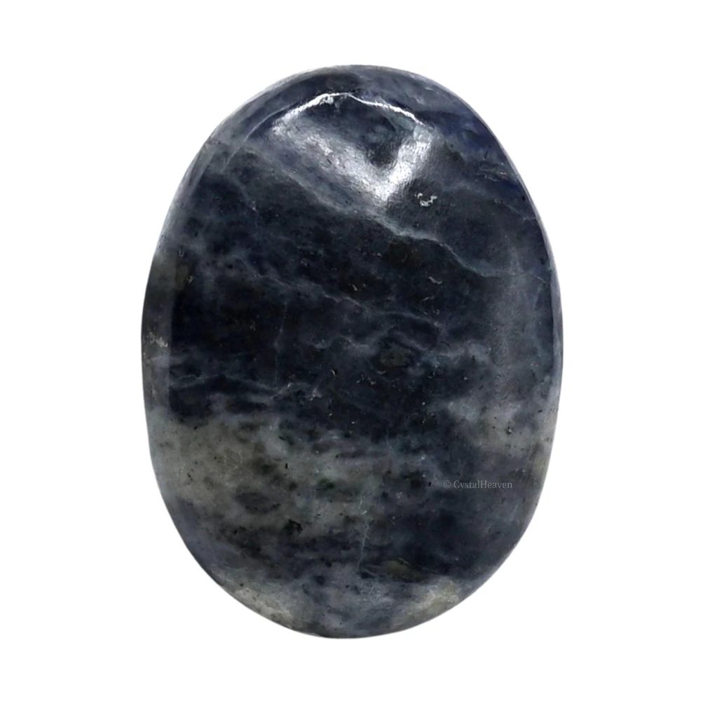 Iolite Palm Stone - Premium Crystal Palm Stones - Crystal Heaven