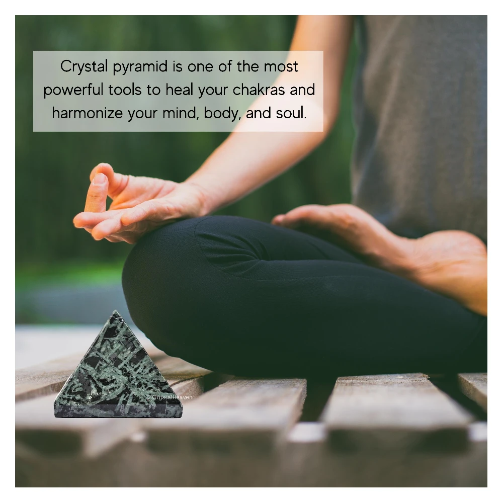 Flower stone Pyramid - Premium Crystal Pyramids - Crystal Heaven