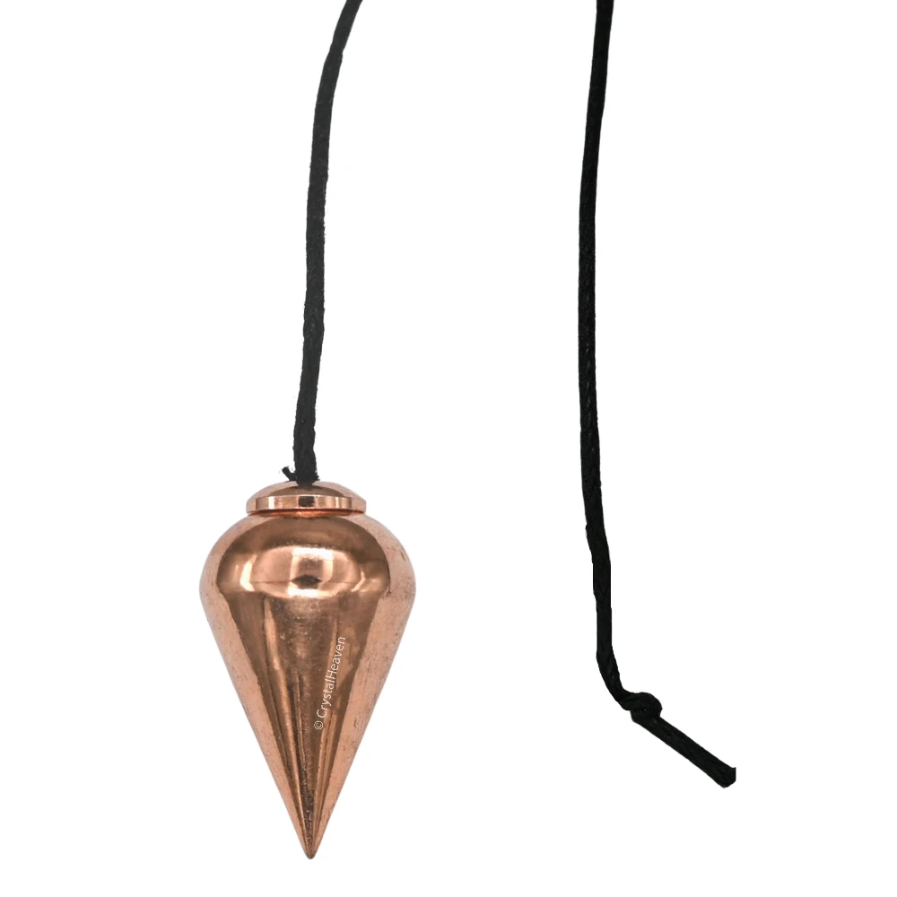 Brass Dowsing Pendulum - Premium Metal Copper Pendulum - Crystal Heaven