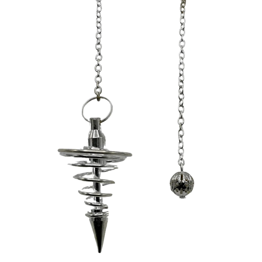 Brass Dowsing Pendulum - Premium Metal Copper Pendulum - Crystal Heaven