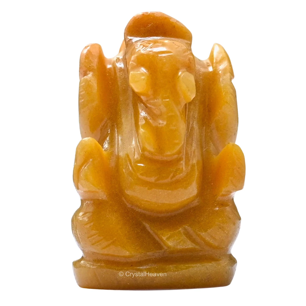 Yellow Jasper Crystal Ganesh Statue | Best Ganpati Idol | Religious ...