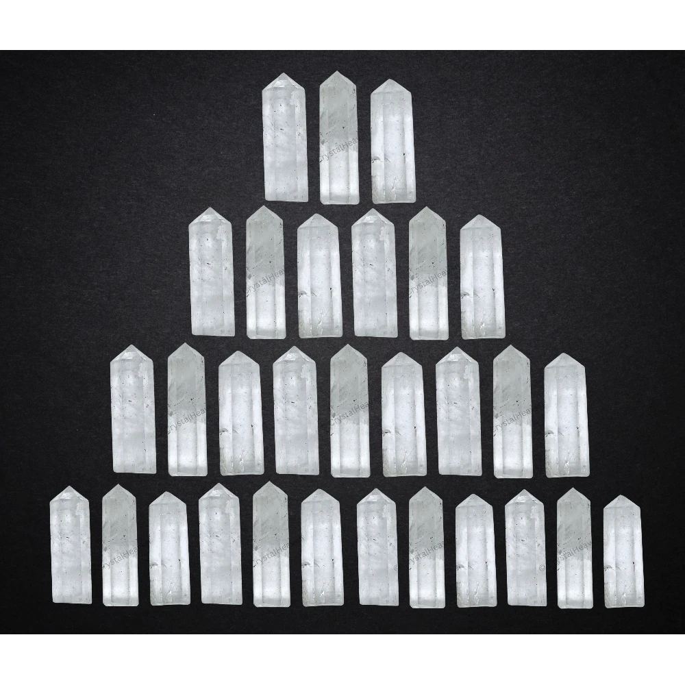 Clear Quartz Pencil Points - Premium Crystal Pencil Points - Crystal Heaven