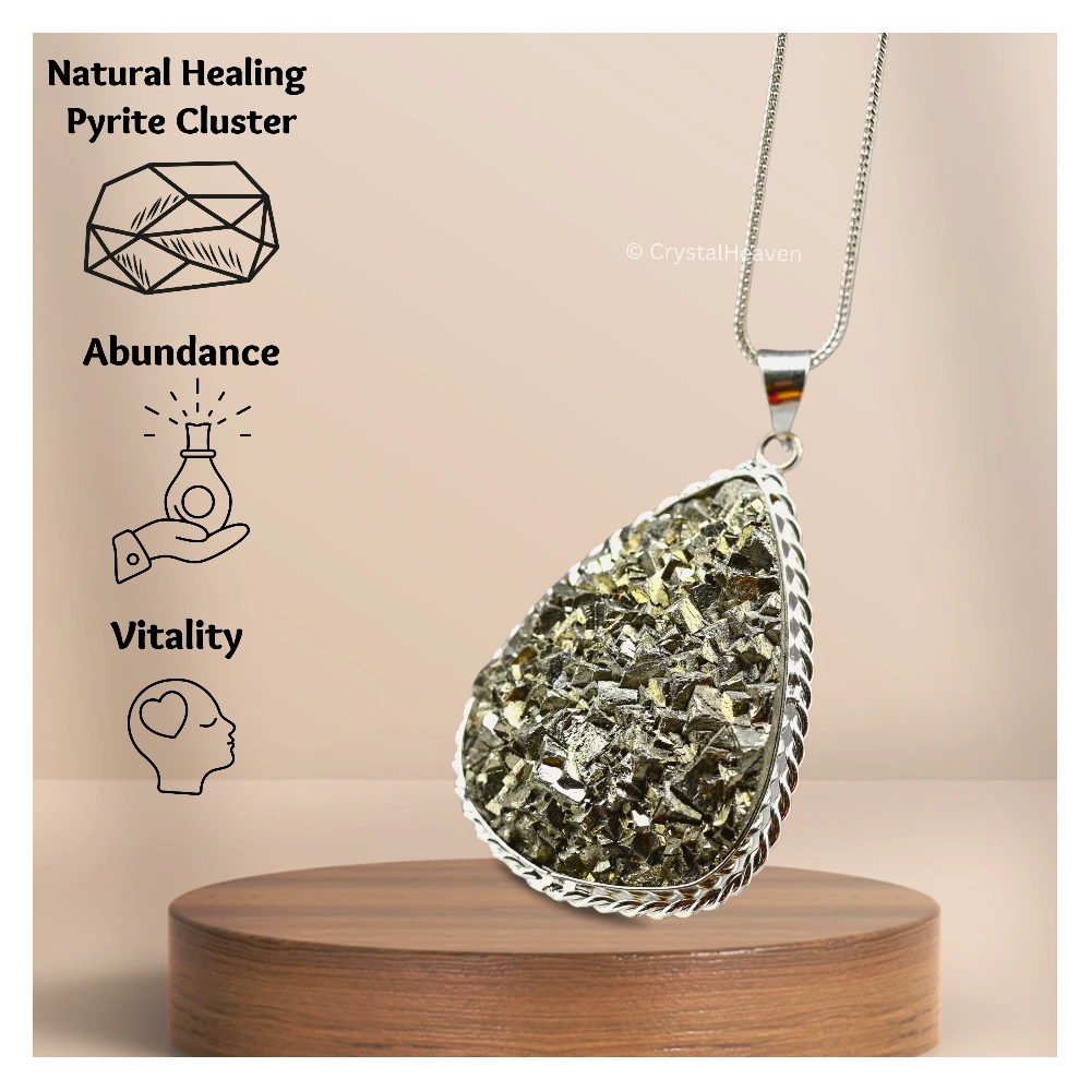 Pyrite Pendant for Men and Women - Premium Original Pyrite Stone Online