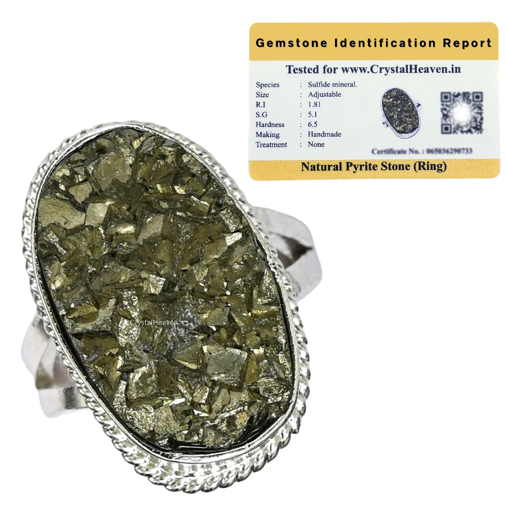 Pyrite Ring for Men and Women - Premium Pyrite Stone Rings Online ...