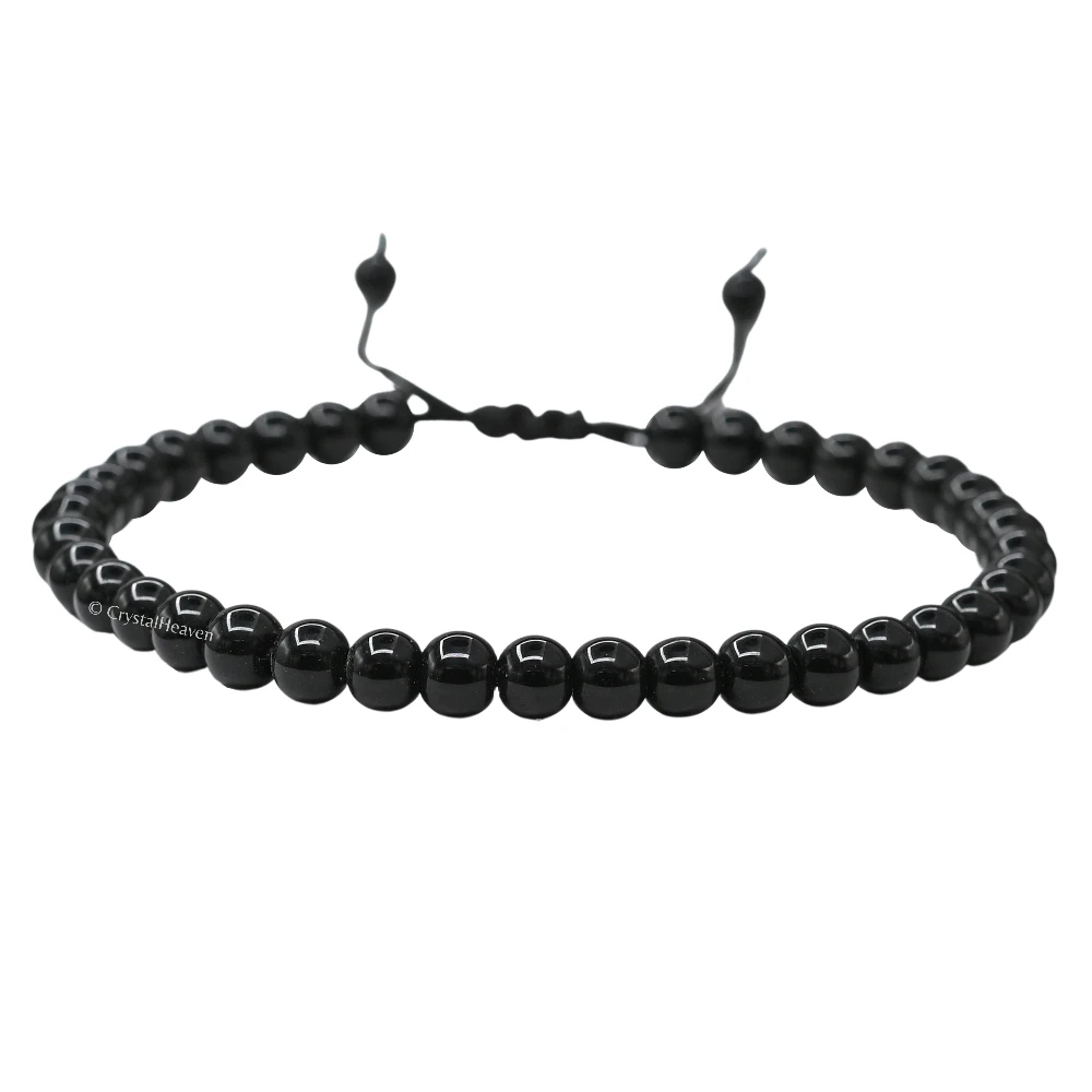 Black Obsidian Anklet Premium Crystal Anklets