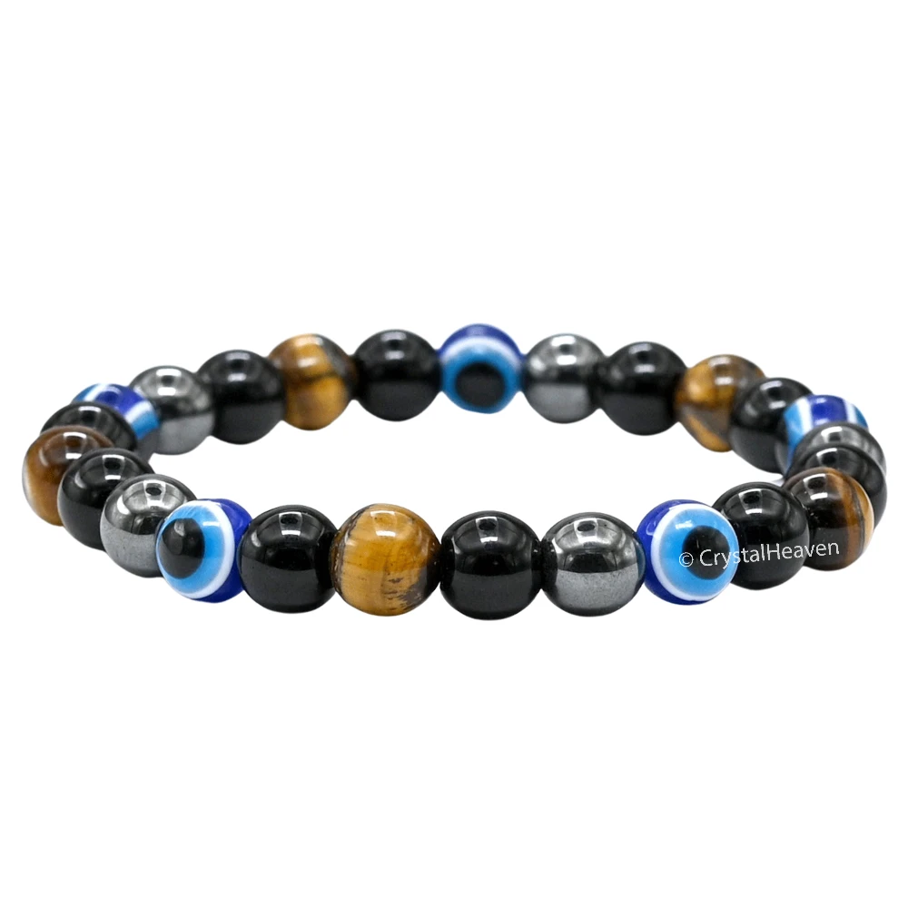 Evil Eye Protection Bracelet for Men Women - Premium Crystal Bracelets