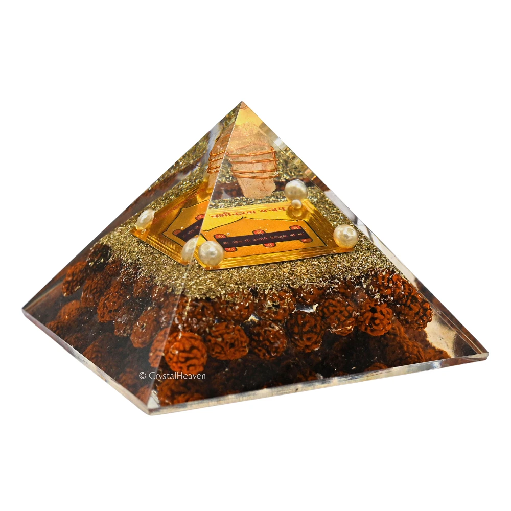 Original Rudraksha Orgone Pyramid With Shri Vashikaran Yantra ...