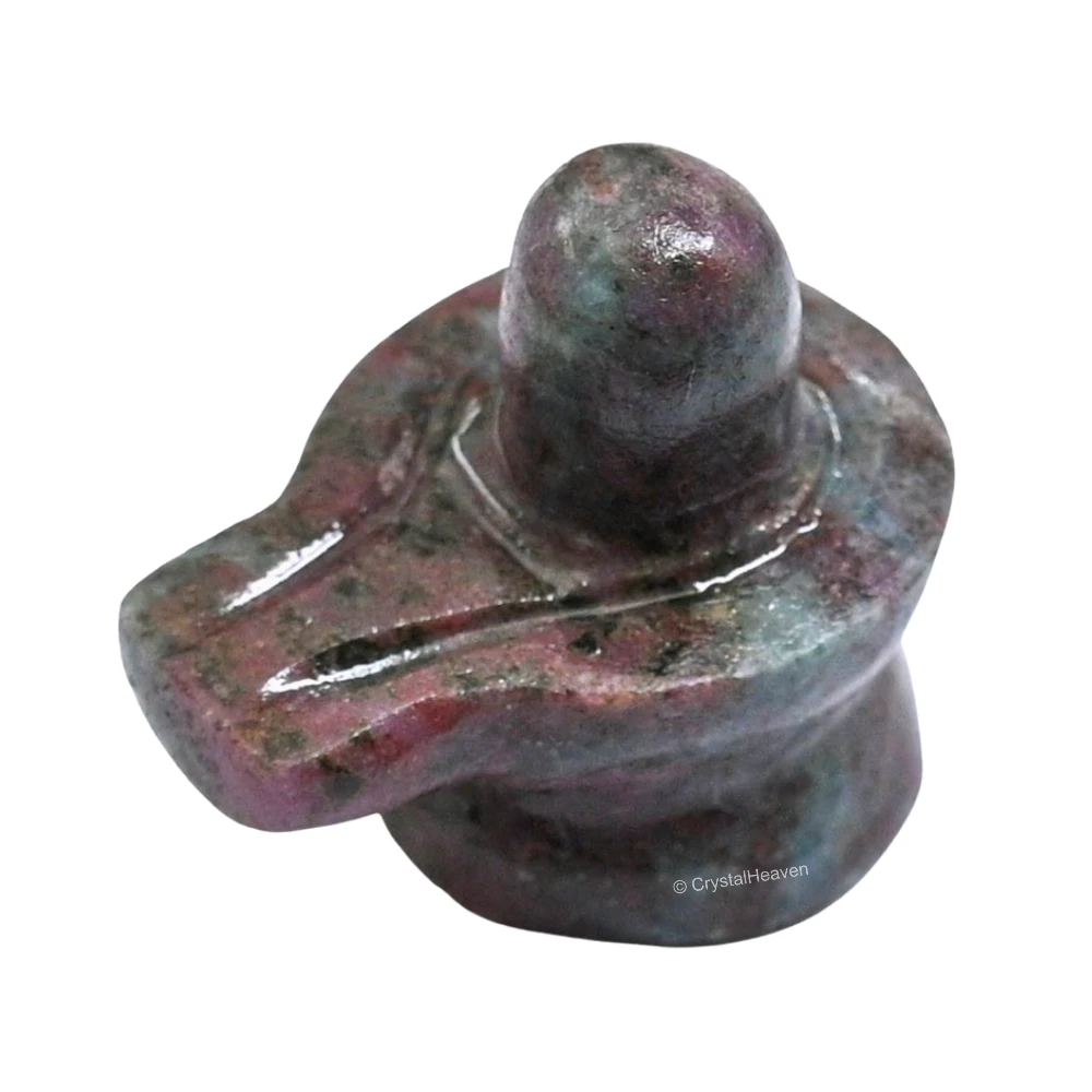 Ruby Kyanite Shivling - Premium Crystal Shivling - Crystal Heaven