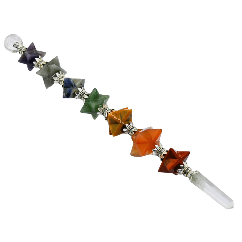 Chakra Healing Stick - Premium Crystal Wand - Crystal Heaven