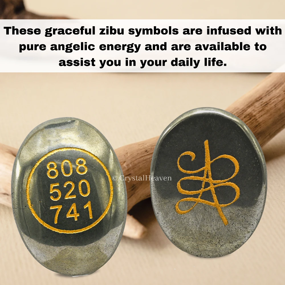 Pyrite Zibu Prosperity Stone - Premium Zibu Symbol Money Magnet Coin