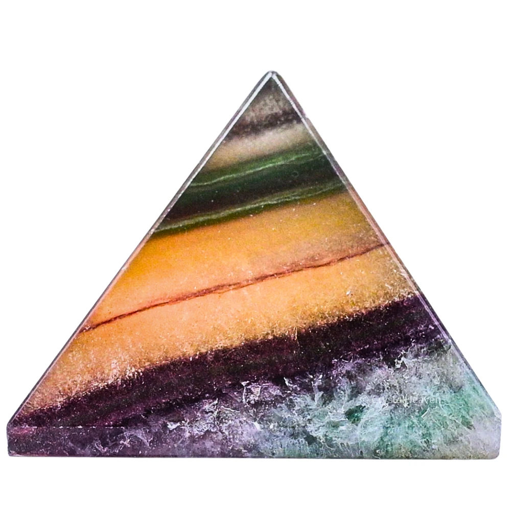 Fluorite Pyramid - Premium Crystal Pyramids - Crystal Heaven