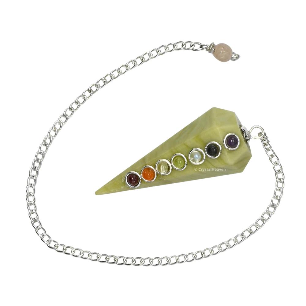 Serpentine Pendulum - Premium Crystal Dowsing Pendulums - Crystal Heaven