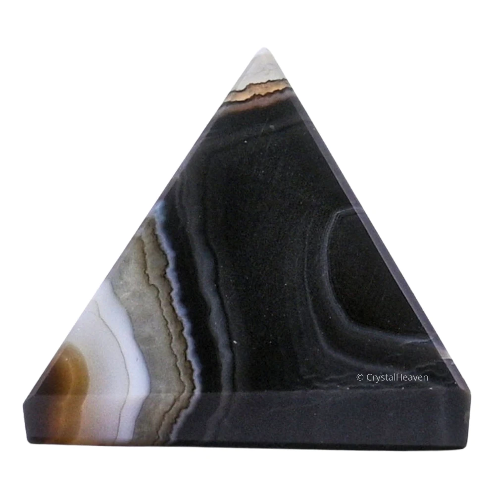 Black Onyx Pyramid - Premium Crystal Pyramids