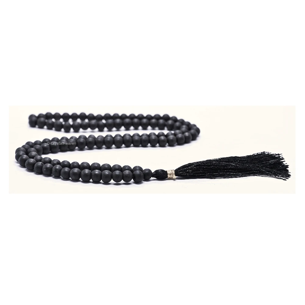 Karungali Malai Mala Original - Premium Ebony Wood Japa Mala - Crystal ...