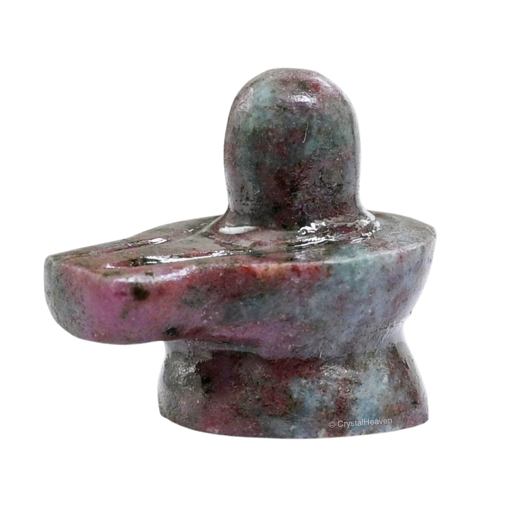 Ruby Kyanite Shivling - Premium Crystal Shivling - Crystal Heaven