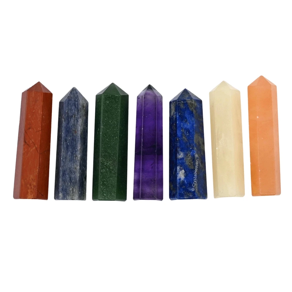 Mix Gemstone Pencil Points - Premium Crystal Pencil Points - Crystal Heaven