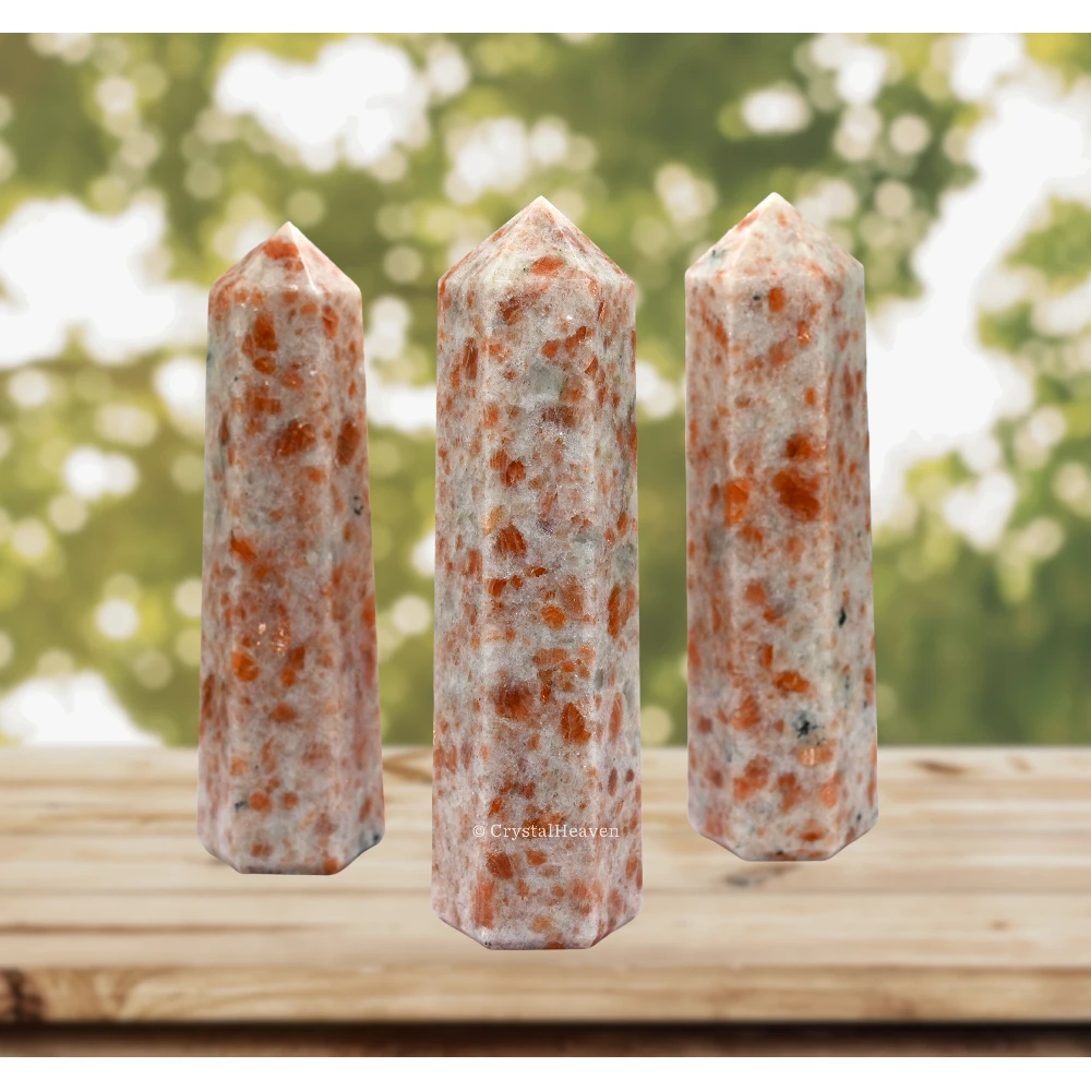 Sunstone Tower - Premium Crystal Towers Obelisk Points