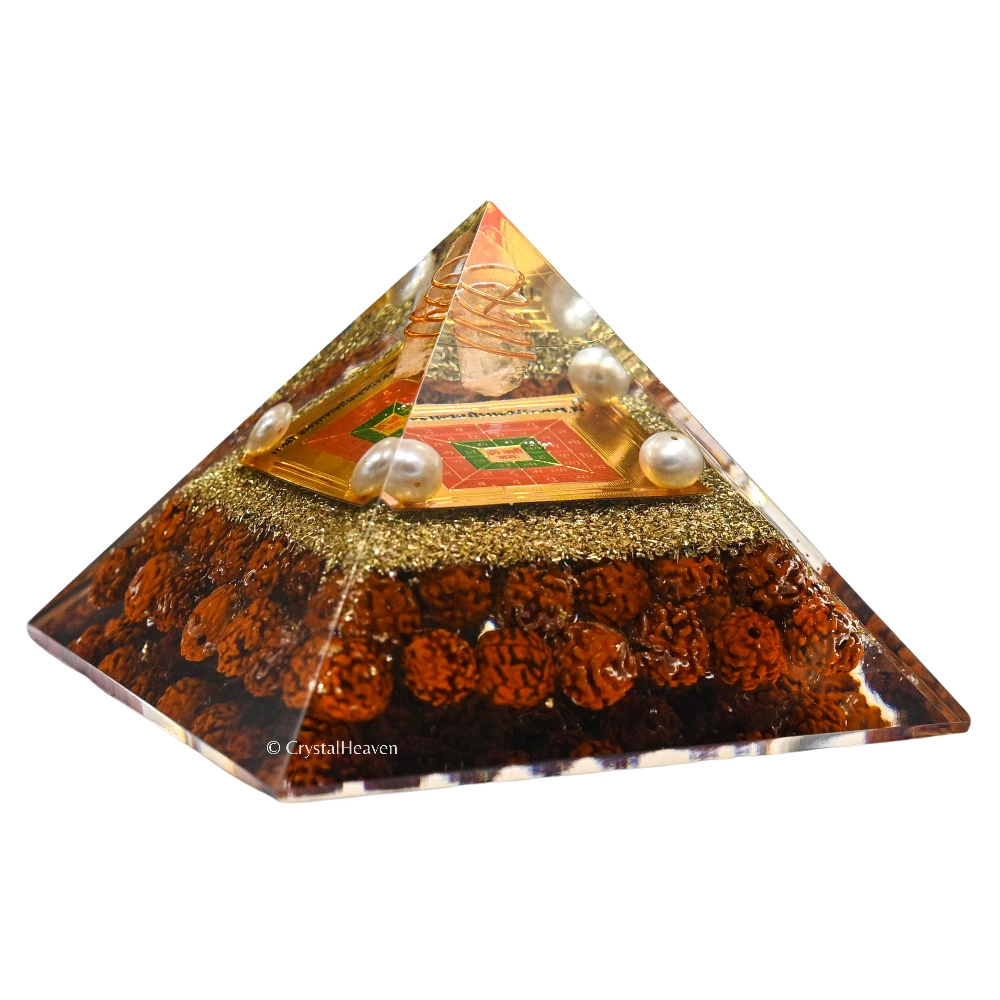 Original Rudraksha Orgone Pyramid With Shri Santangopal Yantram ...