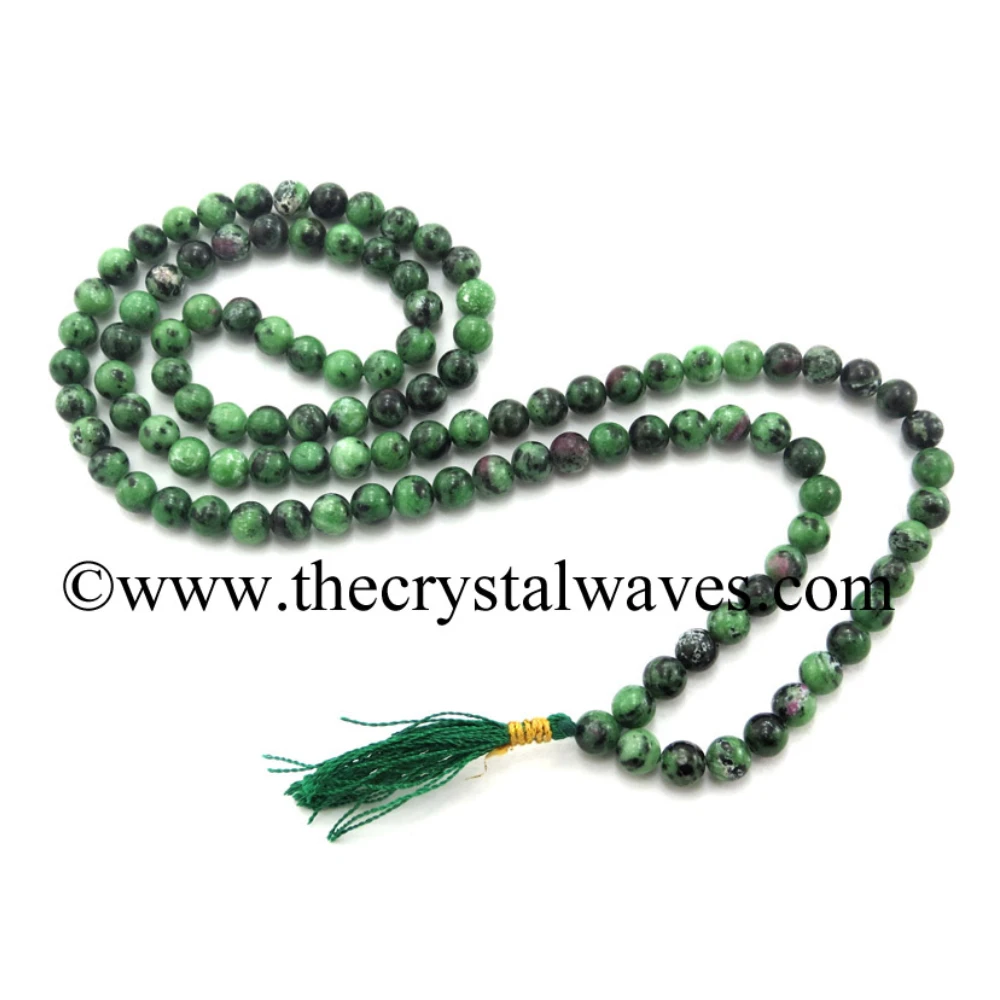 Wholesale Ruby Zoisite 108 Beads Mala - High Quality Crystal Jaap Mala ...